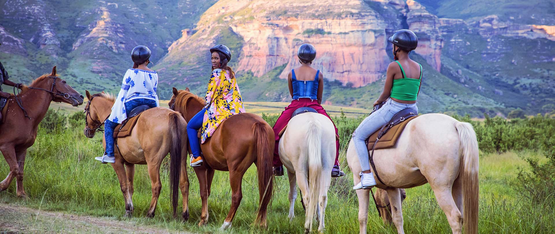 Among the mountains, it’s the Golden Gate Highlands National Park ...
