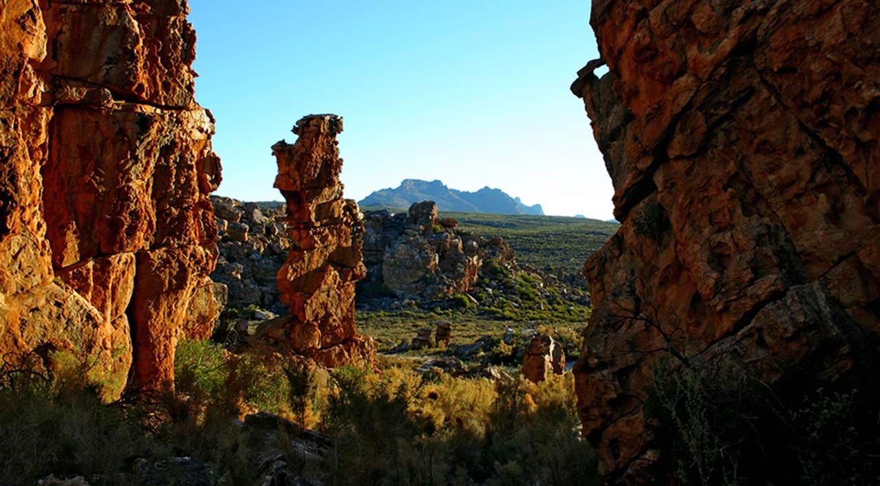The Cederberg mountains, close to Clanwilliam in the Western Cape ...