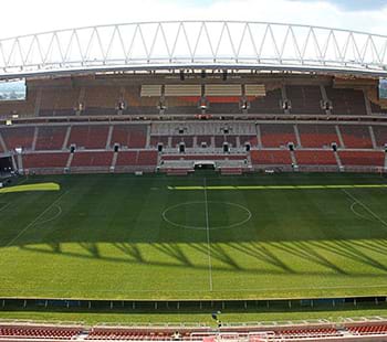 Located in Polokwane, Limpopo, the Peter Mokaba Stadium was built for ...