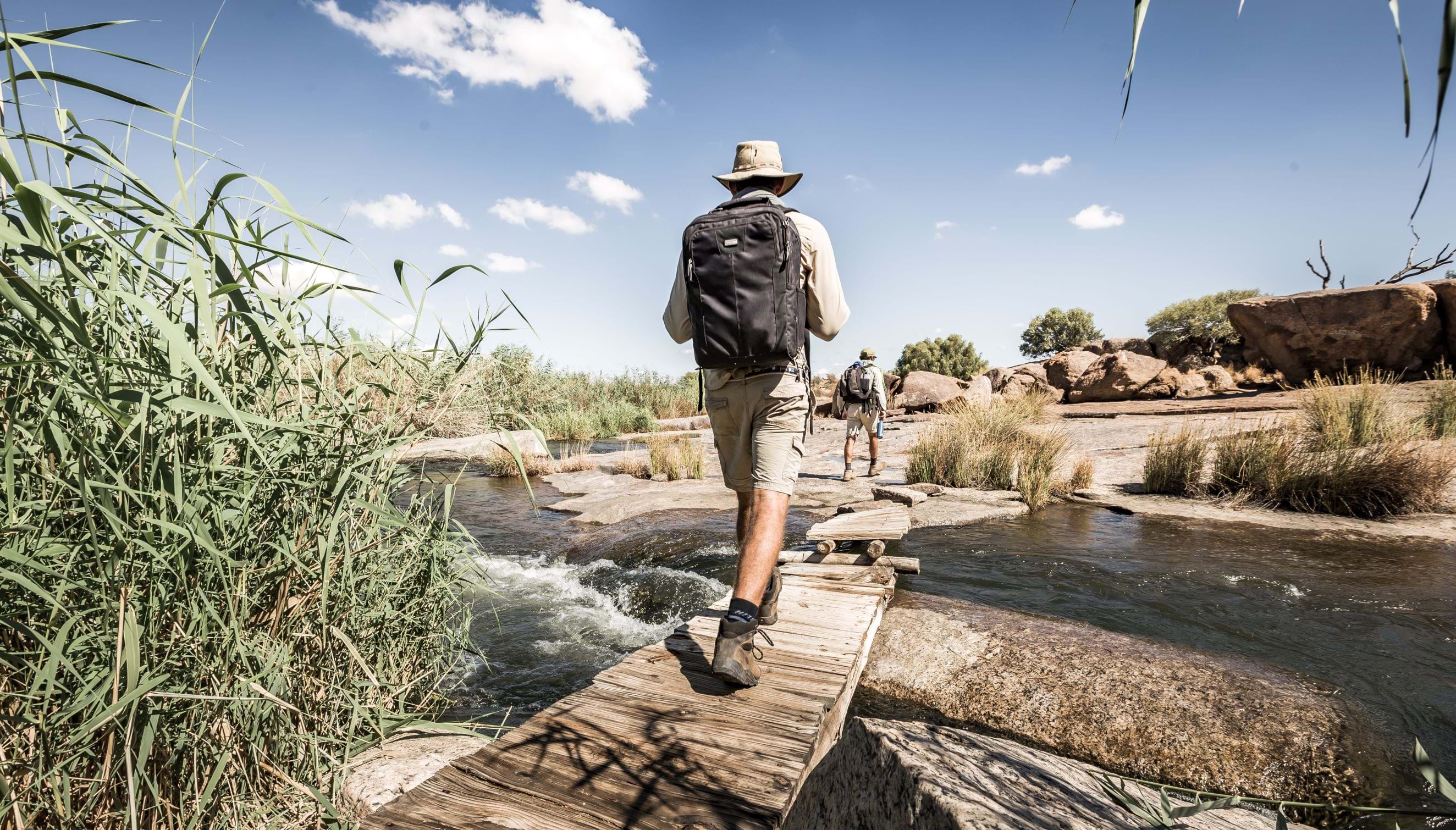 De Klipspringer Trail is wandelroute over 39 kilometer in het Augrabies ...